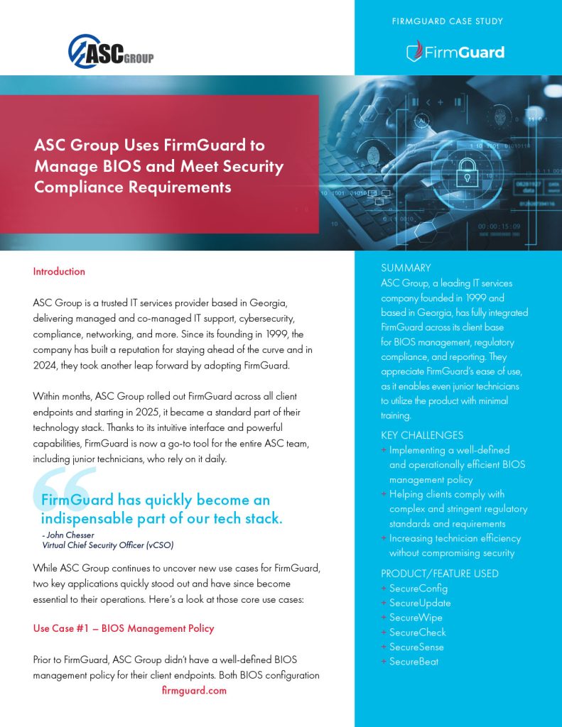 Secure Your BIOS Firmware - FirmGuard