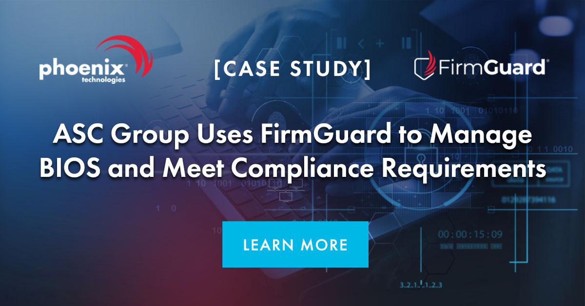 How ASC Group Uses FirmGuard to Meet Compliance Requirements