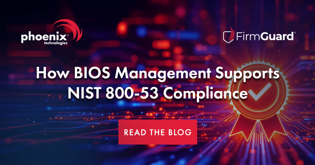 BIOS Management & NIST 800-53 Compliance | FirmGuard