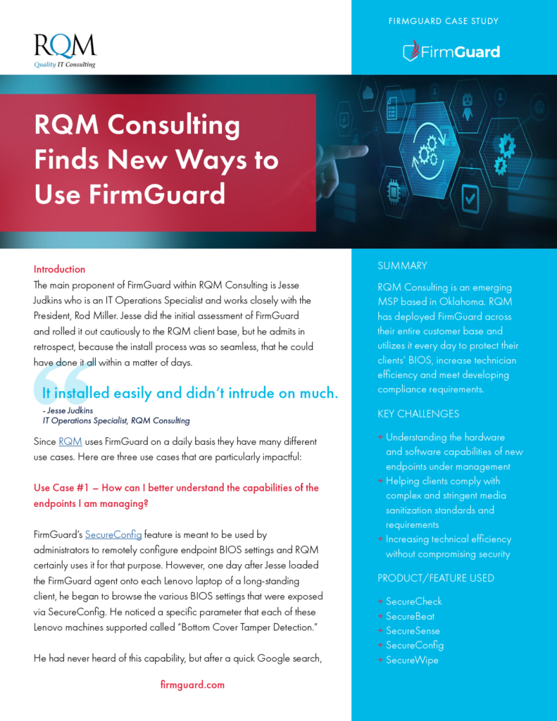 Remotely Configure BIOS Firmware Across Manufacturers Remotely Configure BIOS Firmware Across Manufacturers