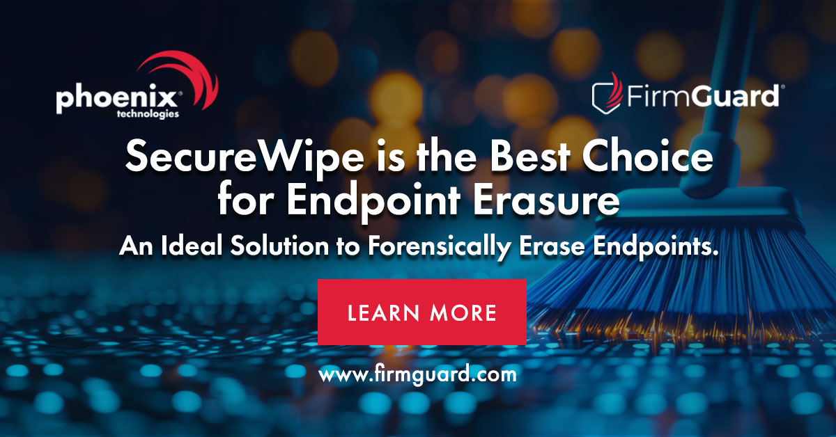 SecureWipe is the Best Choice for Endpoint Erasure - Firmguard